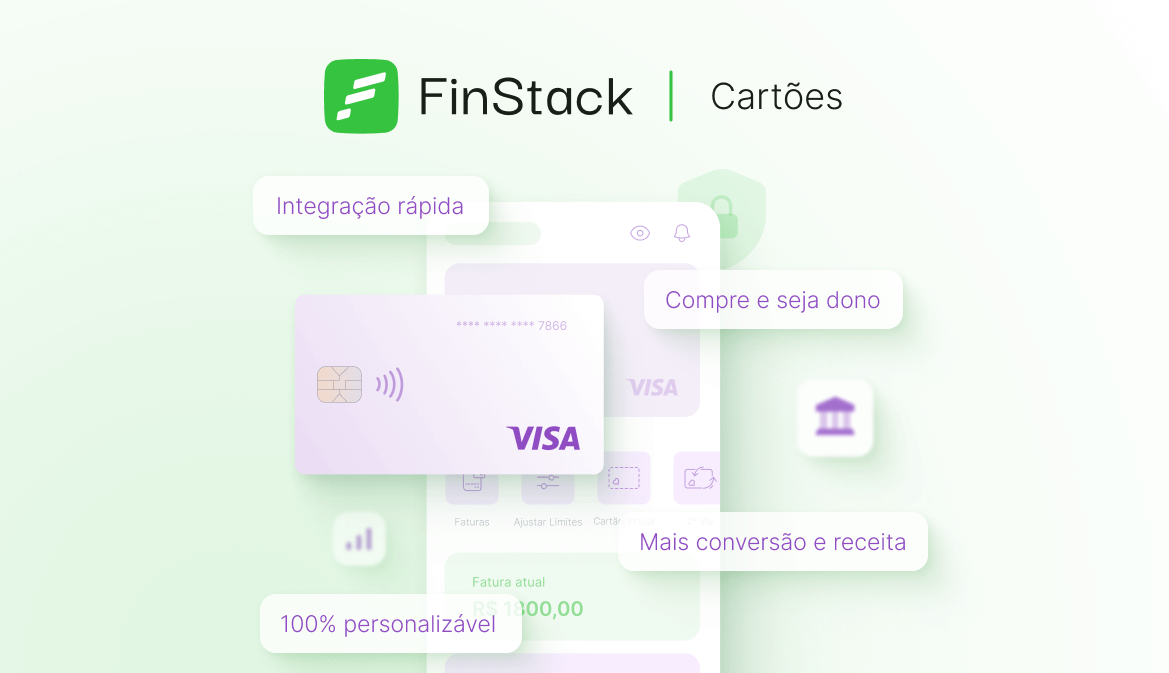 Emissão e gestão de cartões próprios | FinStack